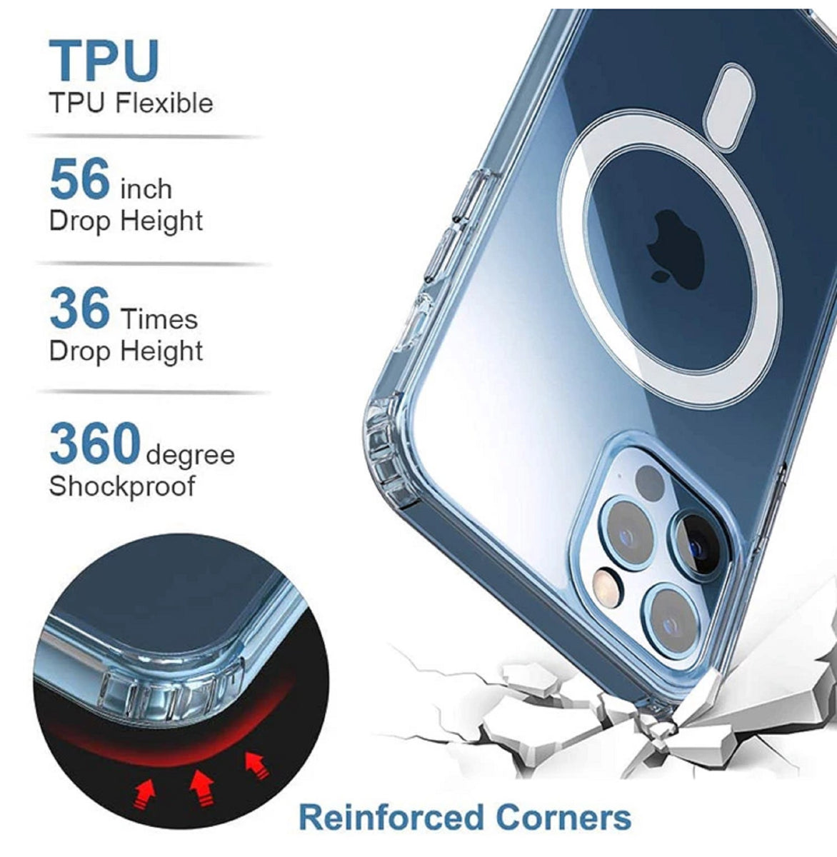 Magnetic MagSafe Charging Apple iPhone 13 Pro Max Case – BingBongBoom